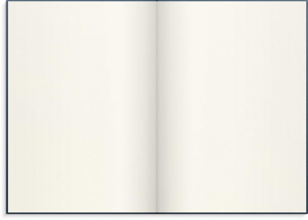 Notebook Textile dark blue unlined A5