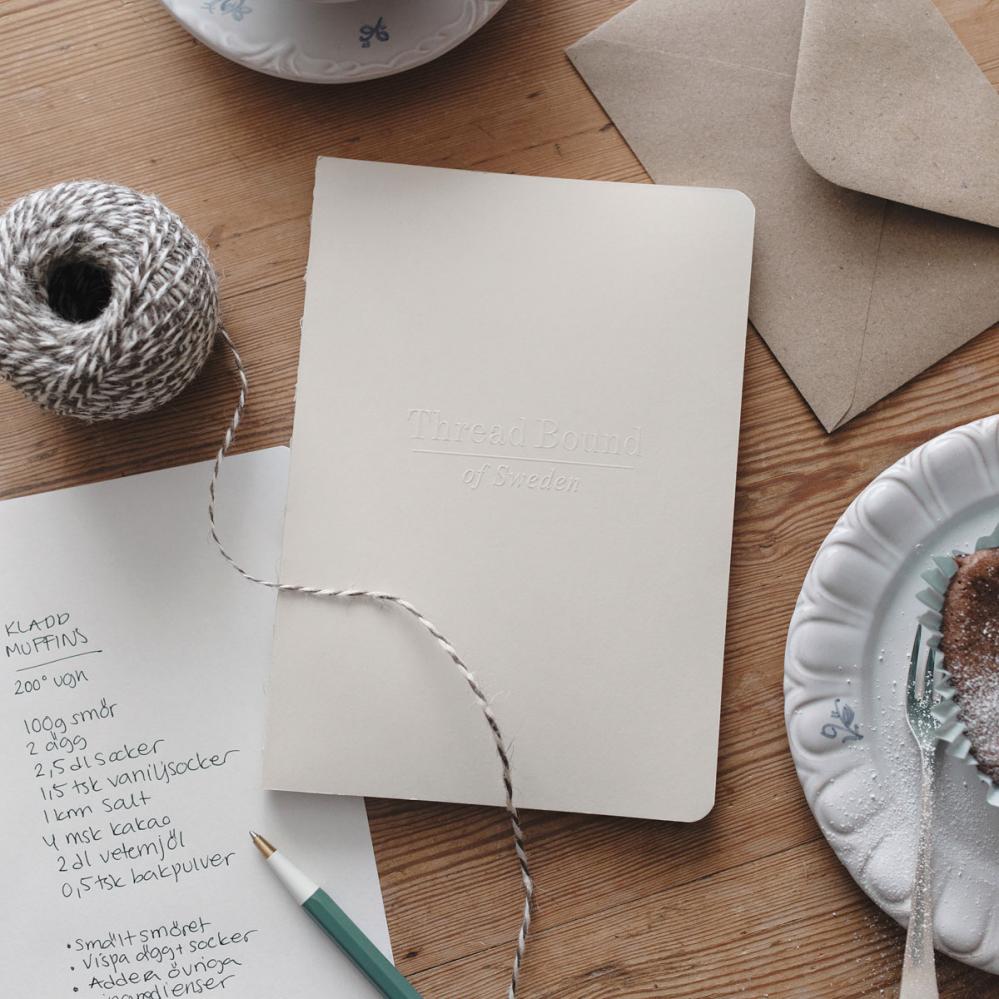 Notebook Thread Bound 120p Ruled Bohus Granite