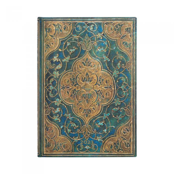Paperblanks Midi Turquoise Chronicles Horizontal 2023