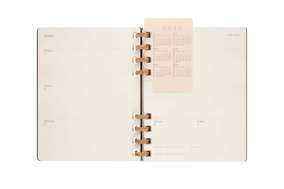 Spiral Academic Planner 22/23 XL Black