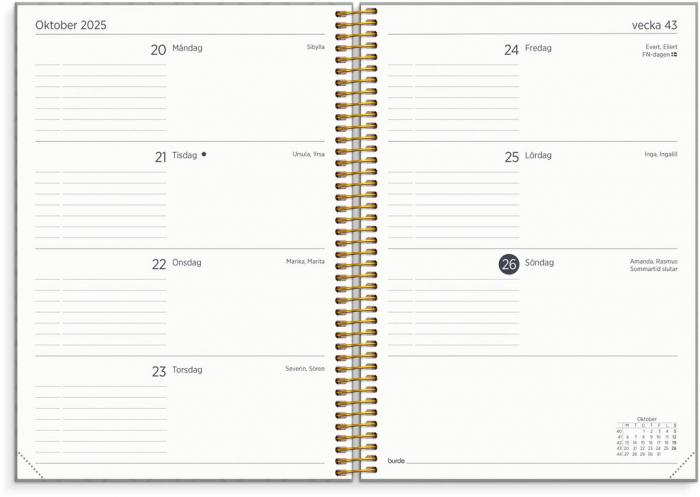 Kalender 2025 Organizer & Notes