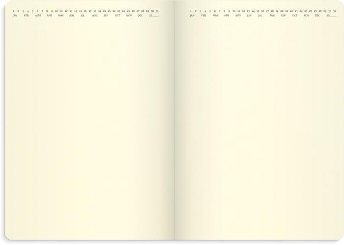 Liten veckokalender Forma Deluxe svart 2025