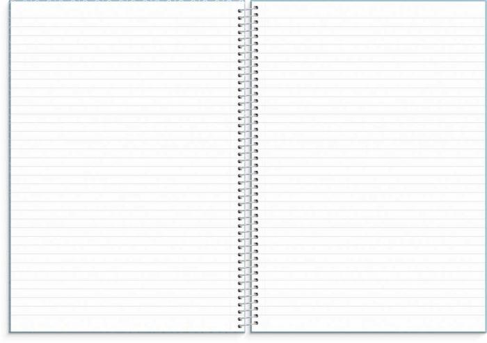 Linjerad Notebook A4 Circles