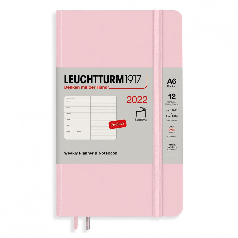 Kalender Leuchtturm1917 A6 Soft vecka/notes Powder 2022