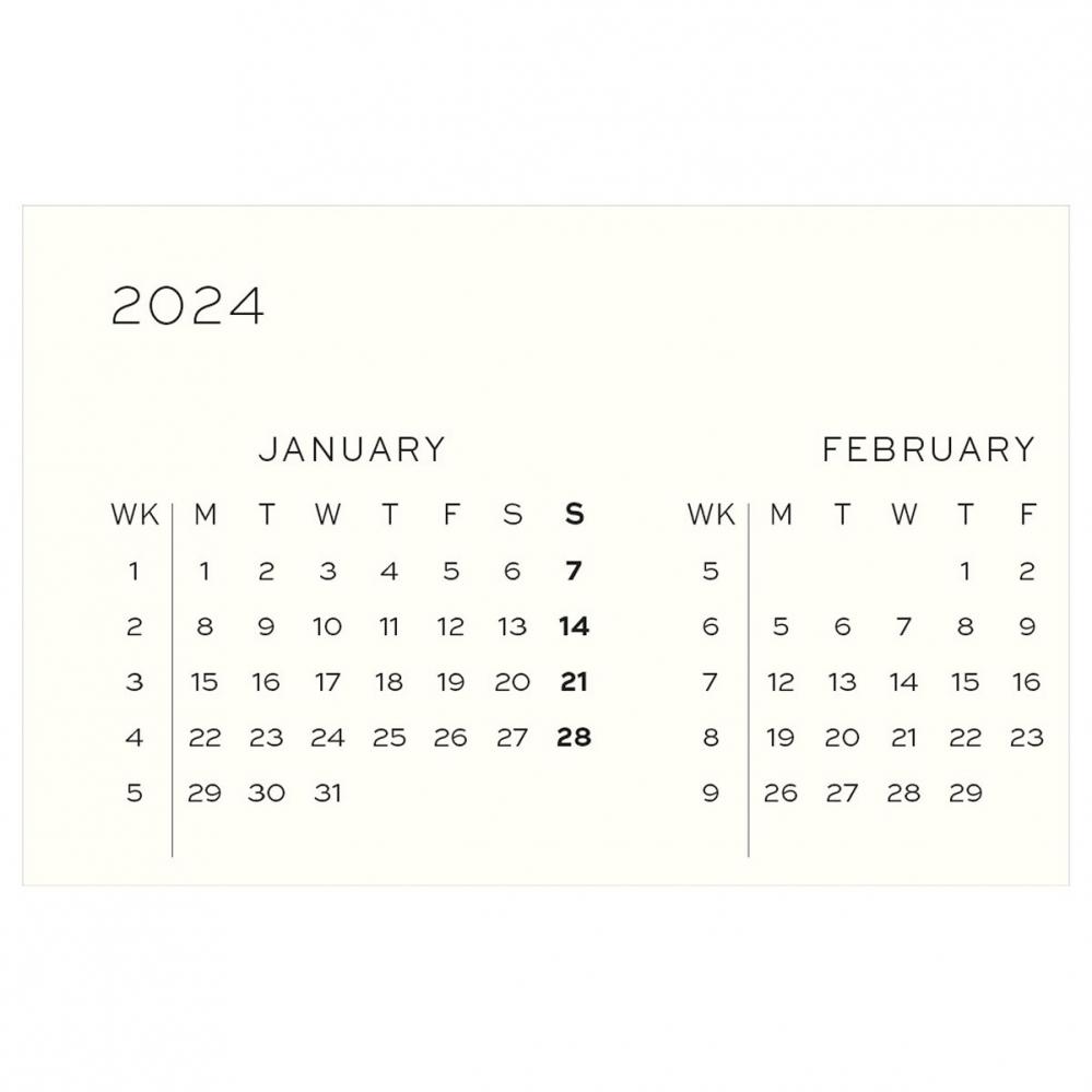 Leuchtturm1917 A4+ Dag/Sida Black 2024