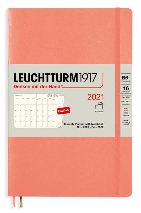 Leuchtturm Monthly planner 2021 B6 Bellini