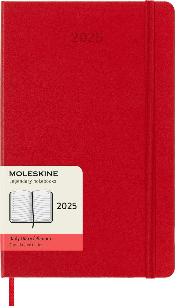 Moleskine Daily Red Hard Large 2025