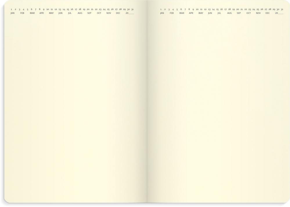 Liten veckokalender Forma Deluxe brun 2025