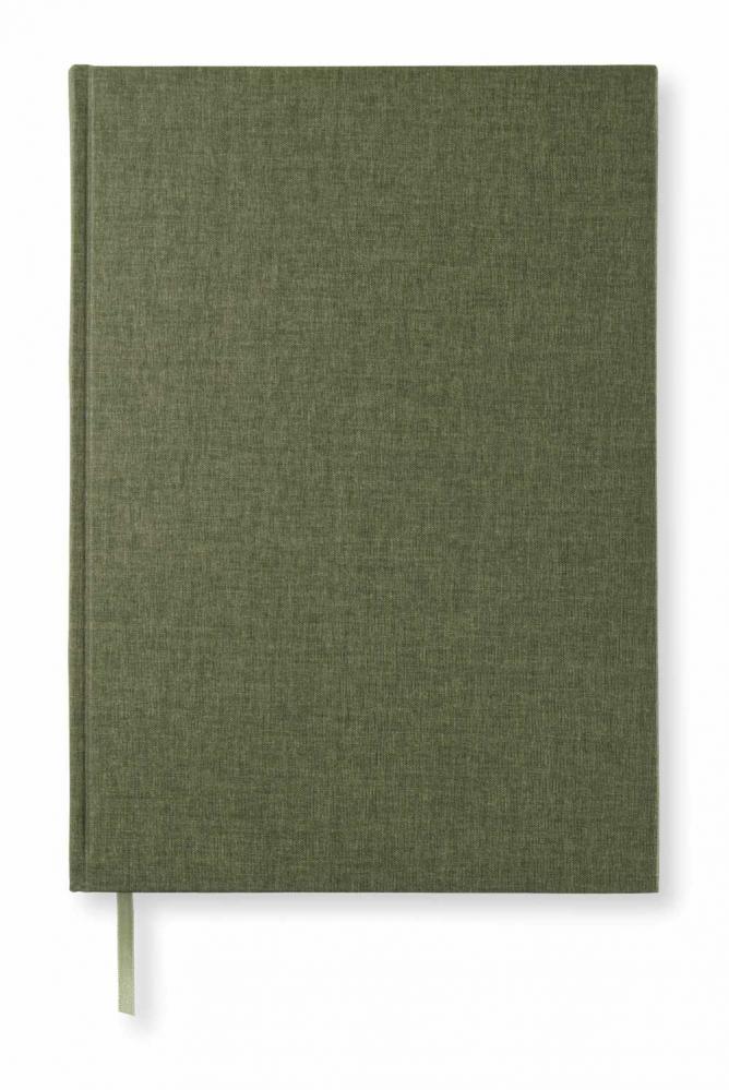 Linjerad Notebook A4 192 sidor Khaki Green