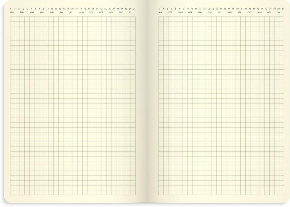 Stor Veckokalender Forma Deluxe brun 2025