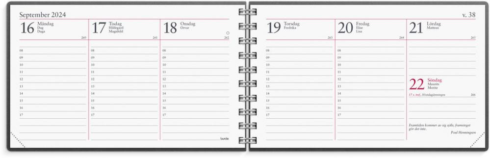 Veckokalender Eco Line 2024