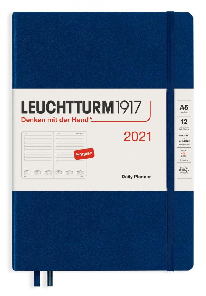 Leuchtturm Daily planner 2021 A5 Navy