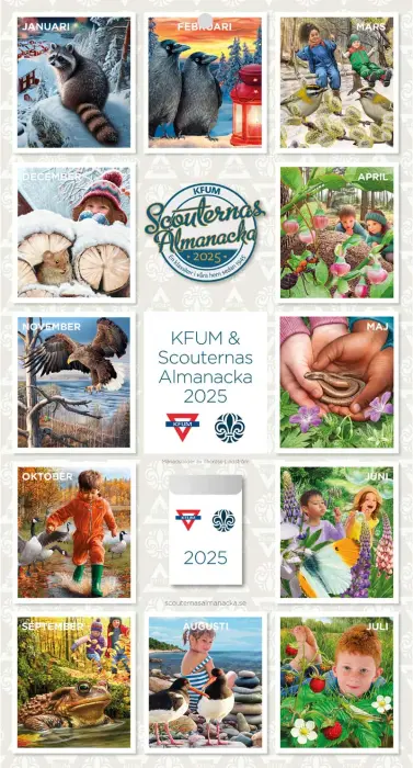 Scouternas väggkalender 2025